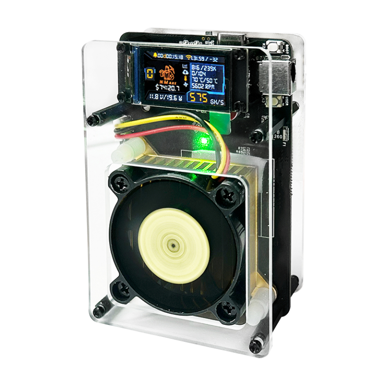 NMMiner Official NM-TV — ESP32 BTC SOLO Miner & Smart gift SmallTV Desktop Clock - NMTech
