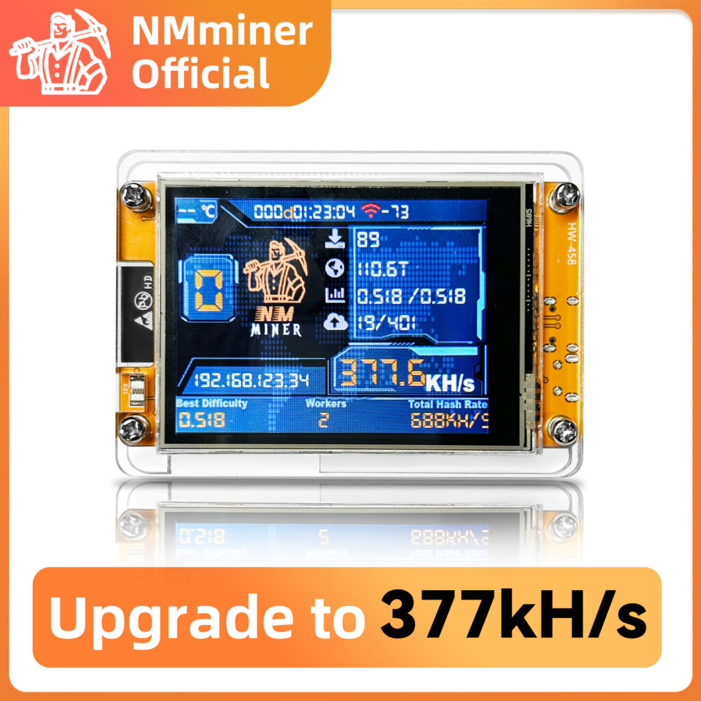 NM USB Chian — ESP32 BTC SOLO Lottery Miner with Ammeter – NMTech