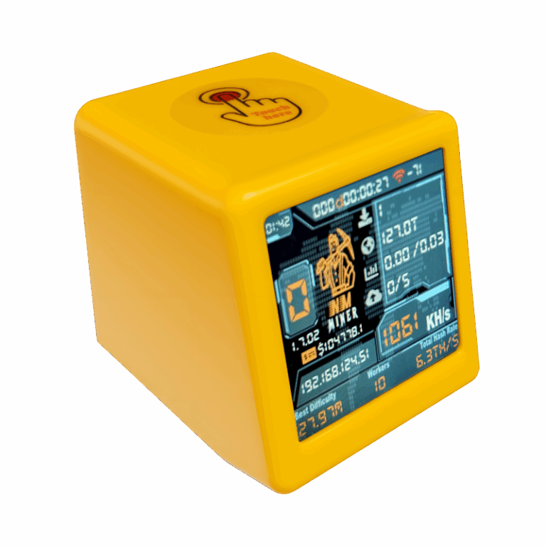 NMMiner Official NM-TV — ESP32 BTC SOLO Miner & Smart gift SmallTV Desktop Clock - NMTech